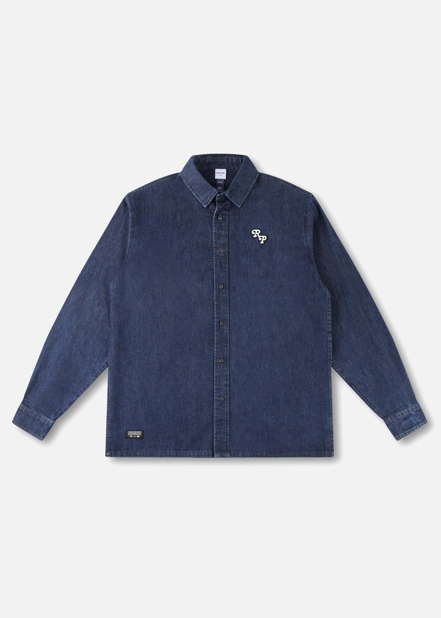 VV DENIM LS SHIRT : DARK BLUE WASH – rivviaprojects_aus